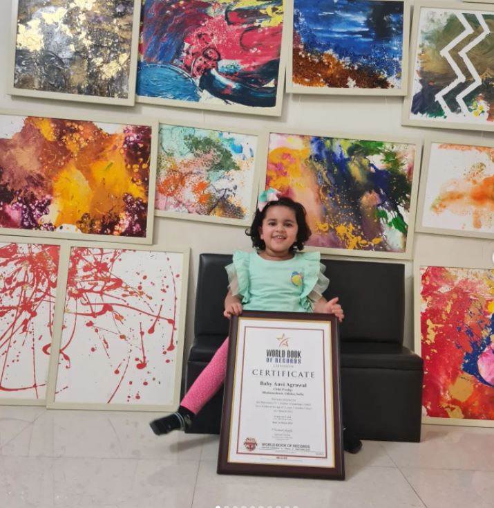 Anvi Vishesh Agrawal | Global Indian Artist | World Book of Records