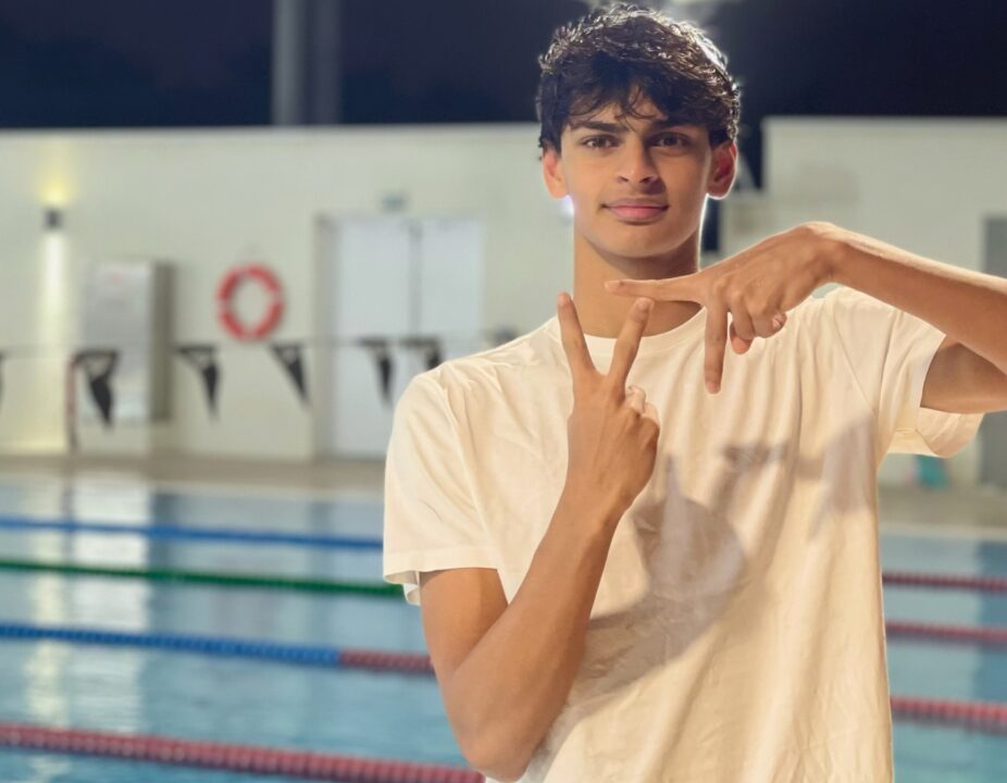 Swimmer Vedaant Madhavan is creating his own niche