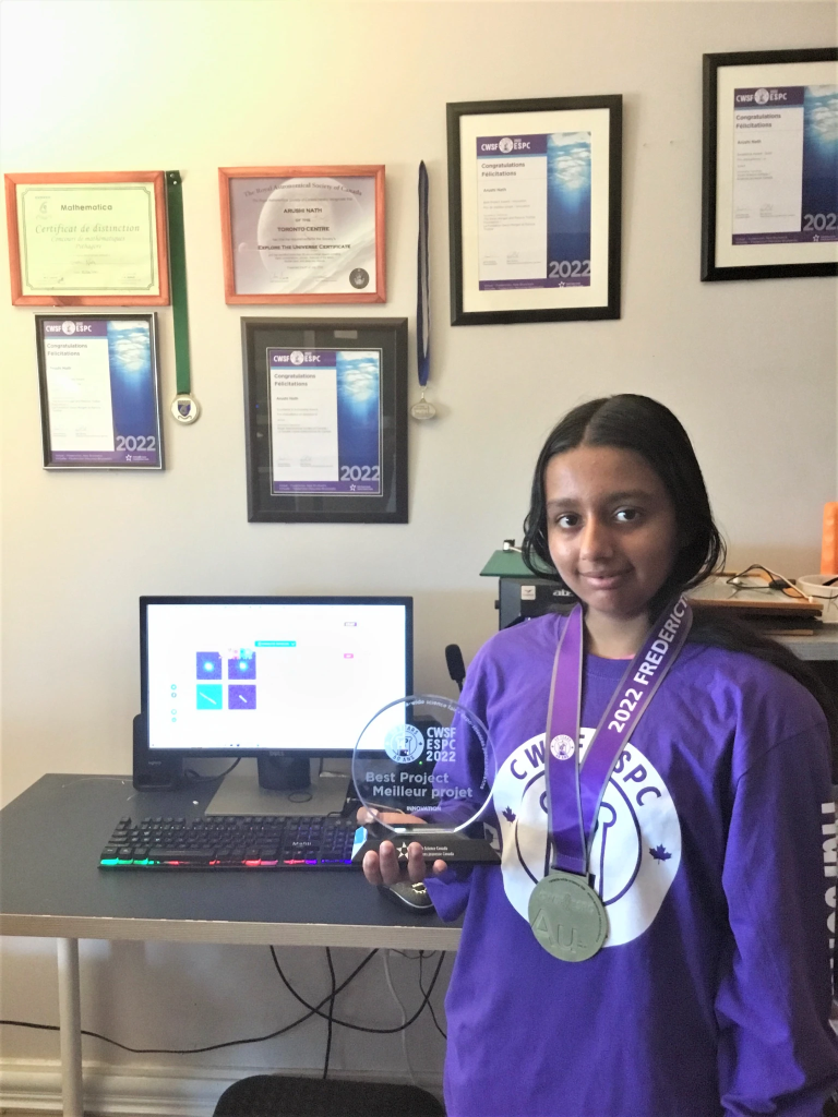 Arushi Nath | Teen wins Canada-Wide Science Fair twice in a row