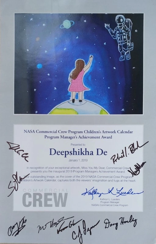 Deepshikha De’s art lands her in NASA’s 2025 Calendar